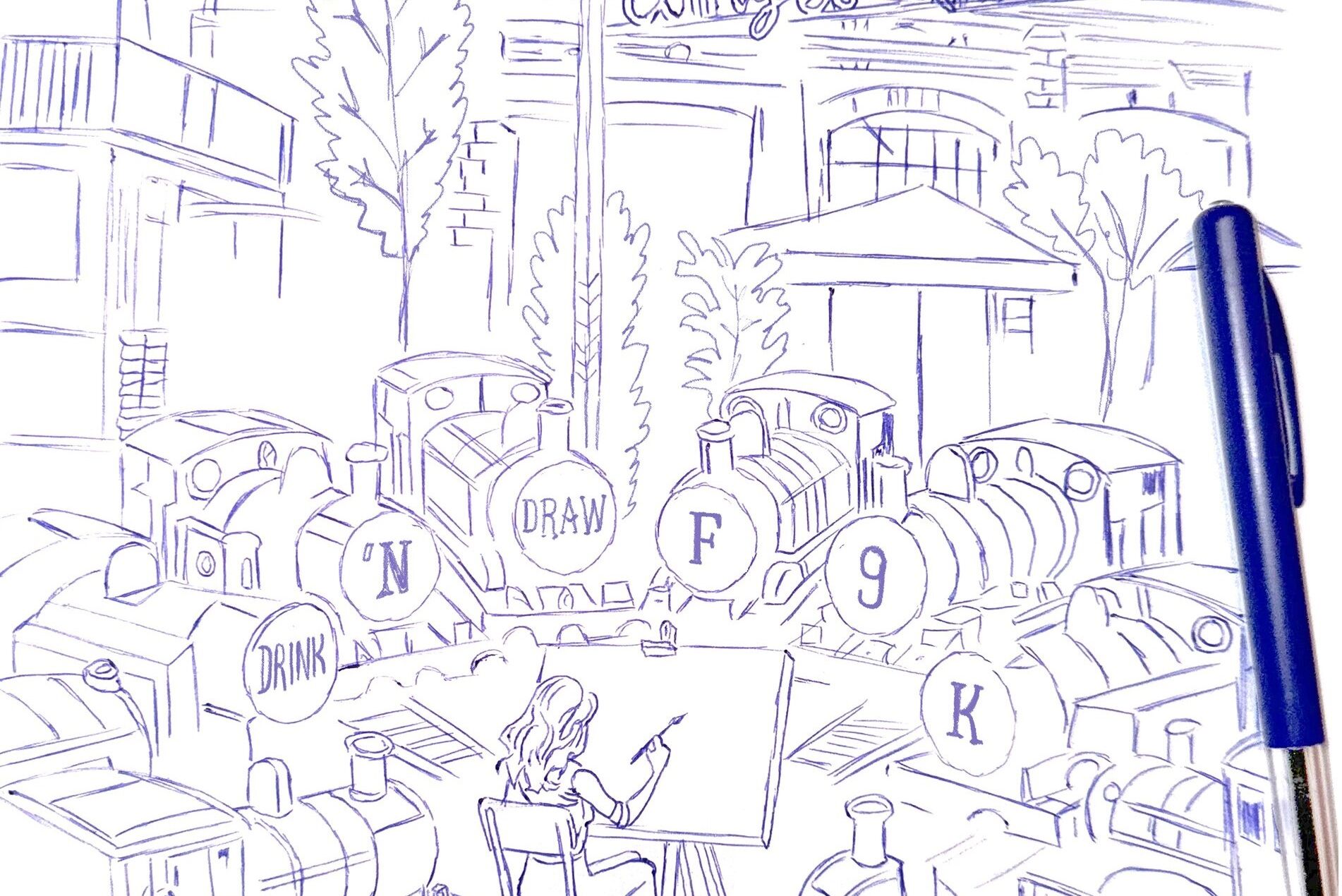 Drink’n’Draw | Rotondes - Cultural exploration